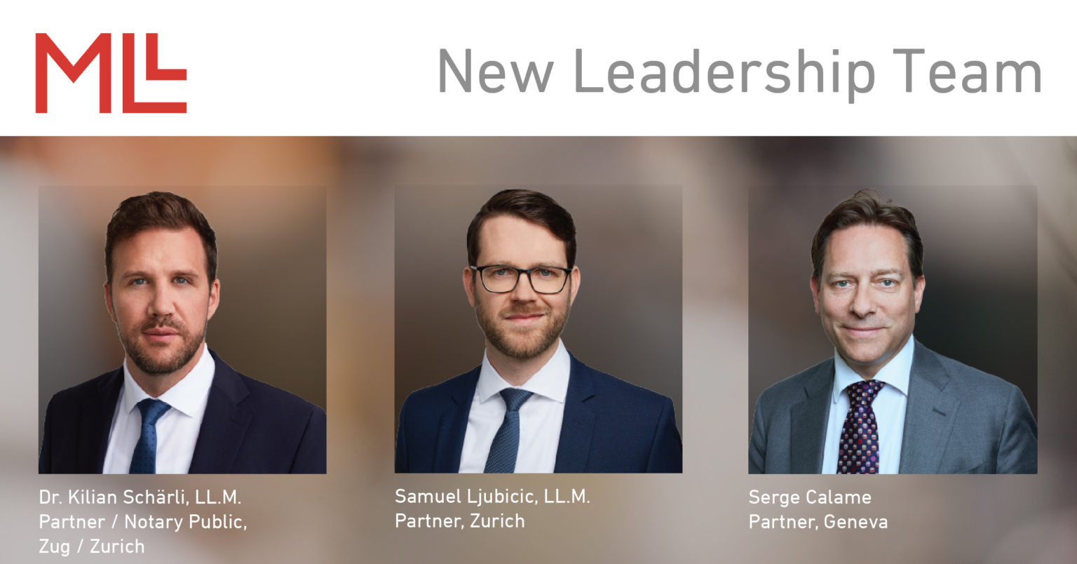 MLL Legal präsentiert mit Kilian Schärli, Samuel Ljubicic und Serge ...